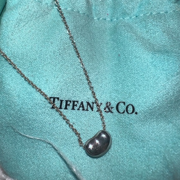 Jewelry | Tiffany Bean Necklace Silver | Poshmark